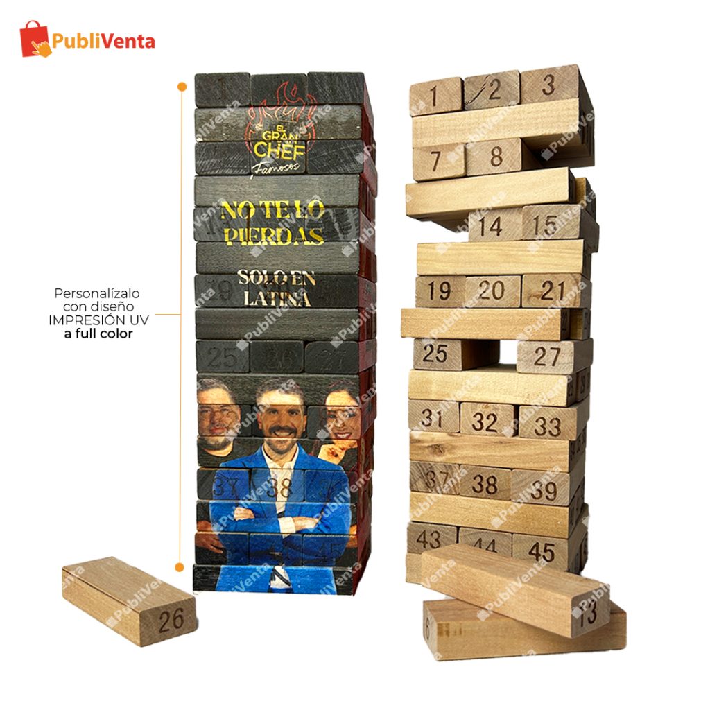 JENGA PERSONALIZADO FULL COLOR – Publiventa